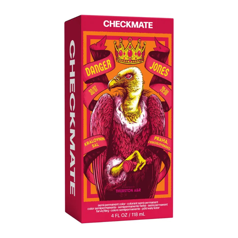 Danger Jones Semi Permanent Hair Colour - Checkmate (Cool Red) 118ml