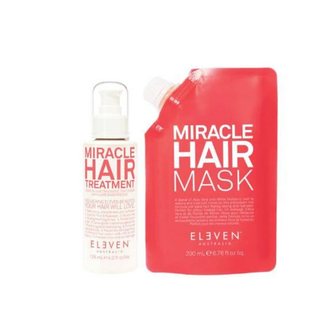 Eleven Australia Miracle Treatment + Hair Mask Bundle