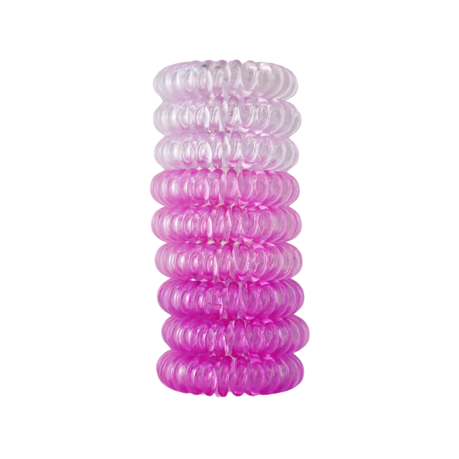 Twist Lock Hair Coil - Orchid GRADIENT 9 Pcs Set