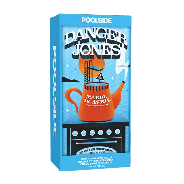 Danger Jones Semi Permanent Hair Colour - POOLSIDE (Light Blue) 118ml