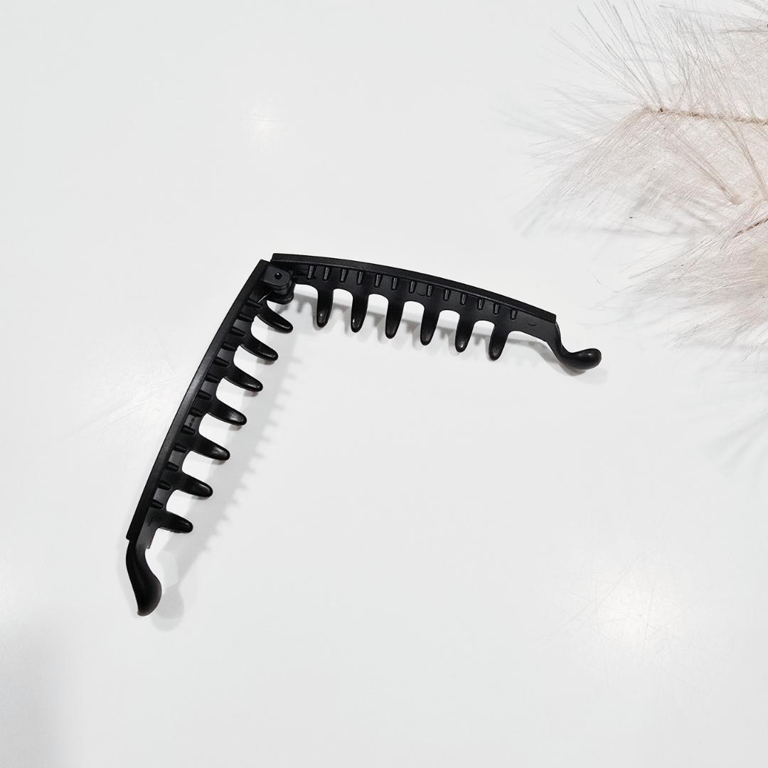 Done Sleek Hold Banana Clip 10cms - Black Gloss