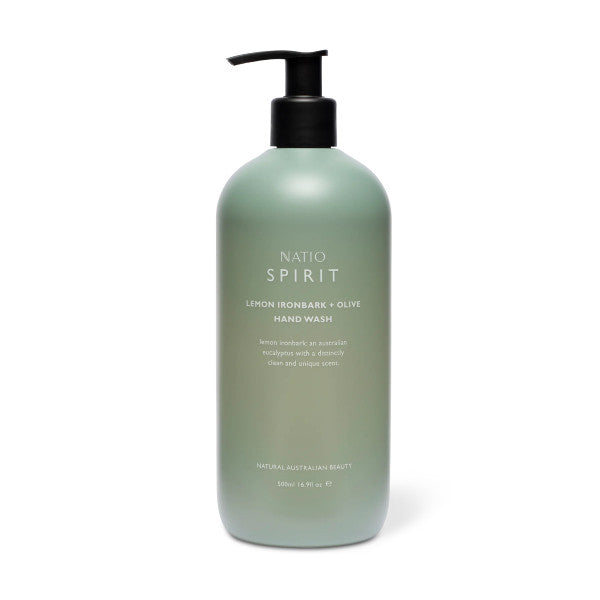 Natio Spirit Lemon Ironbark + Olive Hand Wash 500ml – Hair Plus